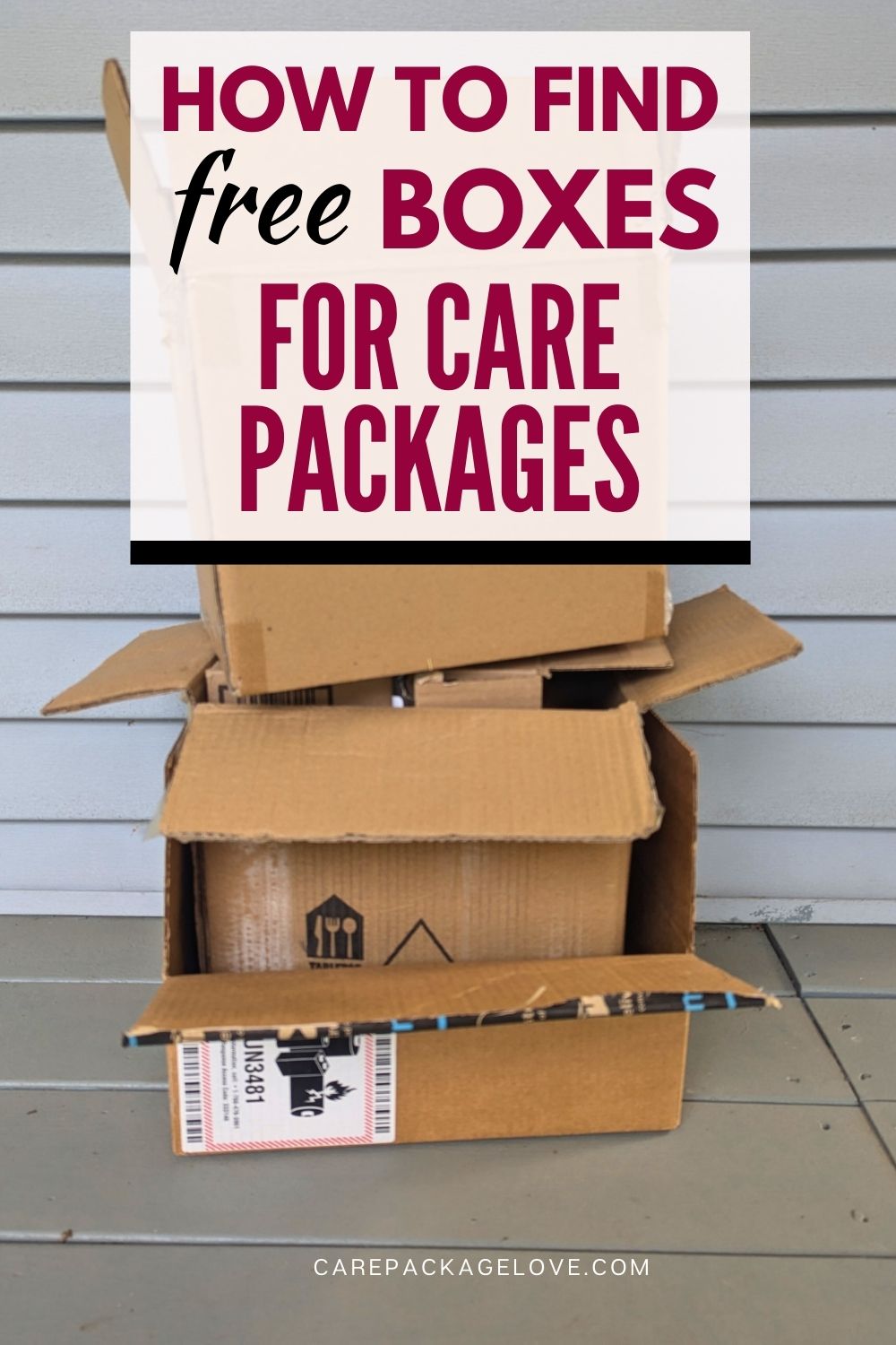 How to Get Free or Cheap Boxes for Your Care Packages