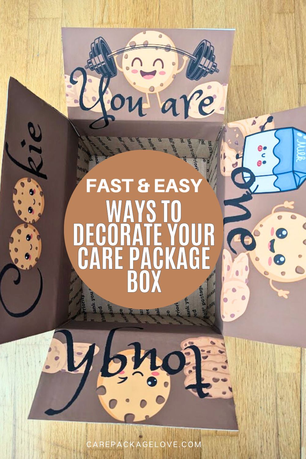 Need An Easy Way to Decorate Your Care Packages?